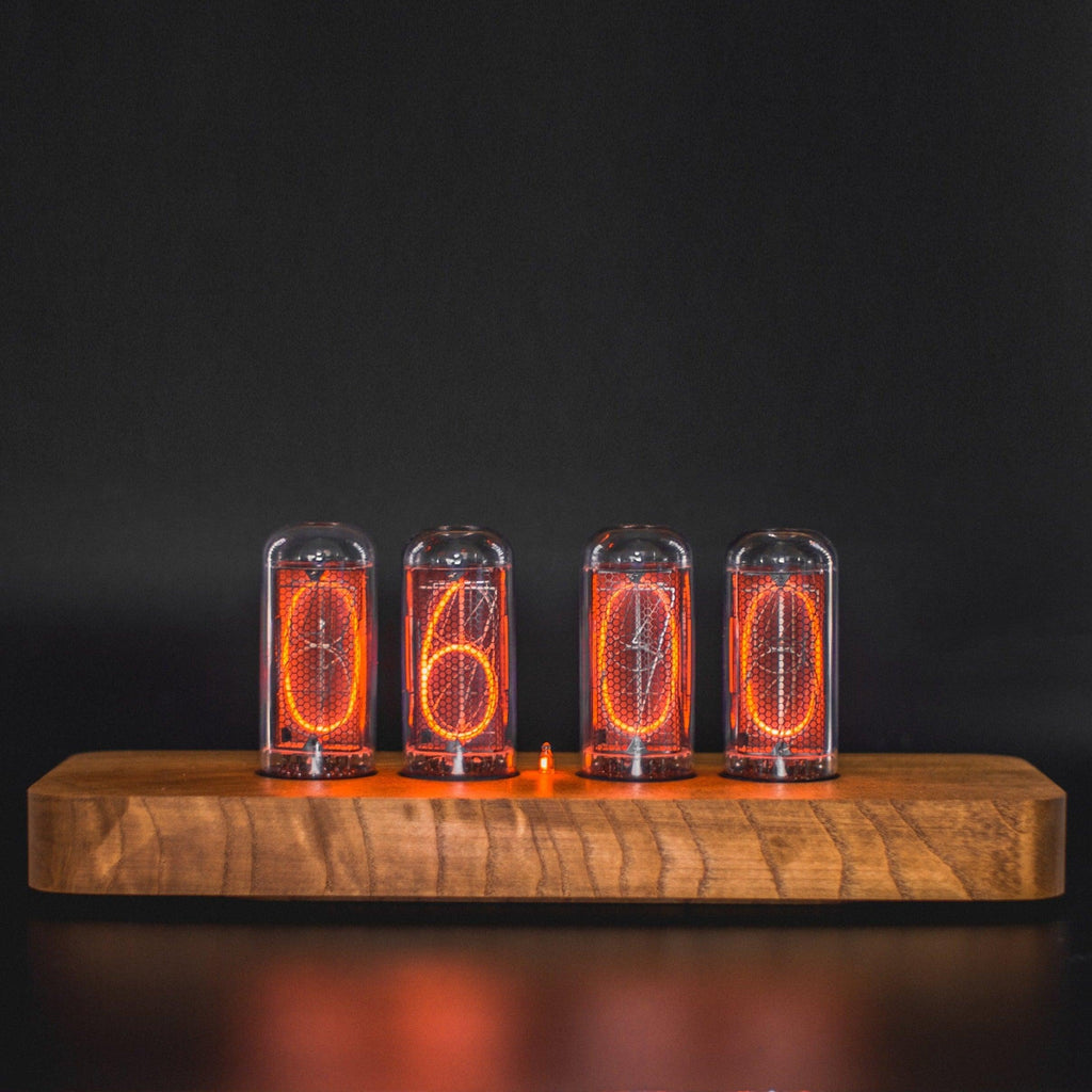 Authentic Large IN-18 Nixie Tube Clock | Replaceable Tubes | Motion Se