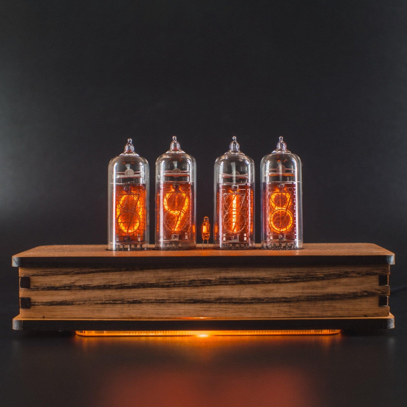 Authentic Nixie Tube Clock, Vintage Design, Energy Saving, Extra Tube
